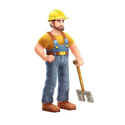 Premium Ai Image Construction Worker