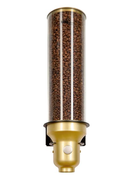 Idm Coffee Bean Dispenser G10 Single Wall Mounted Gold Coffee Bean