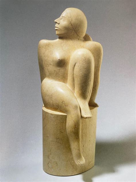 Kobe Eccomi Ii Bronze Sculpture Lady Woman Sitting Portrait