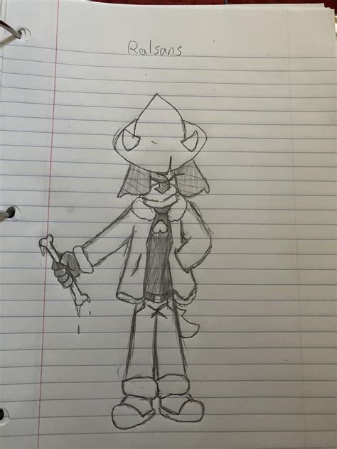 Hello This Is My First Time Posting Here I Thought A Ralsei And Sans Mix Would Look Cool So I