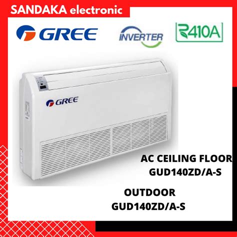 Jual Ac Floor Ceiling 5 Pk Inverter Gud140zda S Shopee Indonesia