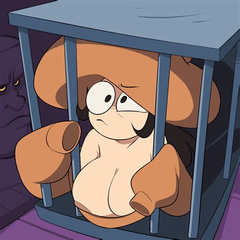 Rule 34 1girls Agal1502 English Text Female Mushroom Toppin Nipple Slip Pizza Tower Toppin