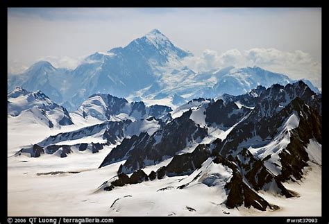 Picture Photo Aerial View Of Mount St Elias Wrangell St Elias