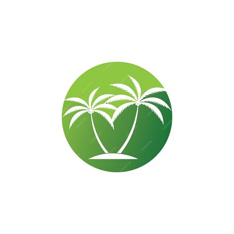 Premium Vector Coconut Tree Logo Vector Design