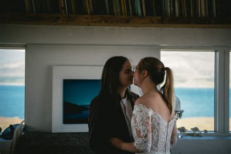 A Peaceful Same Sex Elopement In Iceland With Waterfalls And Horses