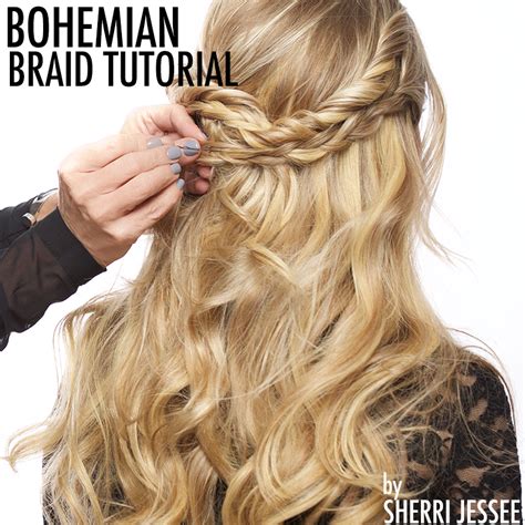 Bohemian Braid Tutorial Sherri Jessee Bangstyle House Of Hair