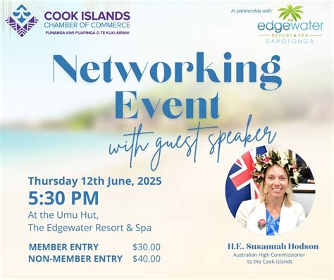 Networking Event Chamber Of Commerce Cook Islands