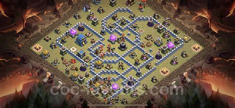 Melhor Layout Para Guerra Cv12 Com Link Anti Tudo Coc Clash Of Clans