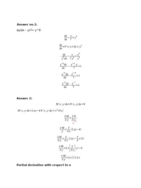 Mth401 Sol 1 Pdf Mathematics Subtraction
