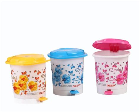 5 L Deep Plastic Dustbin Set For Home At ₹ 95piece In Kolhapur Id