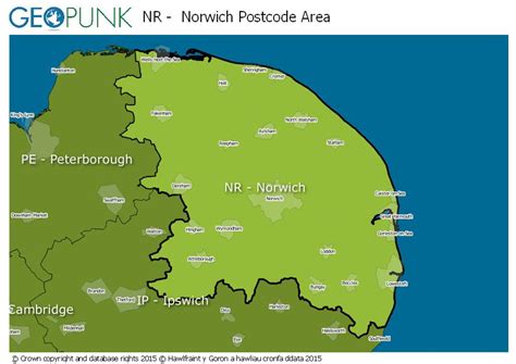 Nr Norwich Postcode Area Post Towns Districts And Councils Geopunk