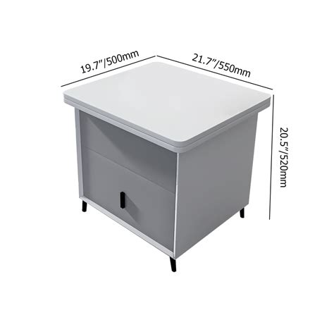 Contemporary Extendable Multifunctional Coffee Table With Drawers Homary