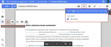 Use The API To Remove Open With UFO Microsoft Office Buttons For Attached Microsoft Files