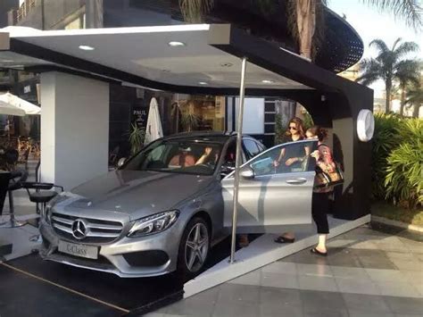 Mercedes Benz New C Class Booth Behance