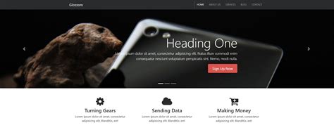 Github Mdeyazglozzomtheme Bootstrap Its A Glozzom Theme Which Is