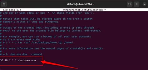 schedule automatic shutdown in ubuntu with cron geek rewind