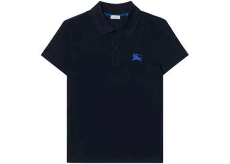 Burberry Embroidered Logo Polo Shirt 80914231 Navyblue Mens Us