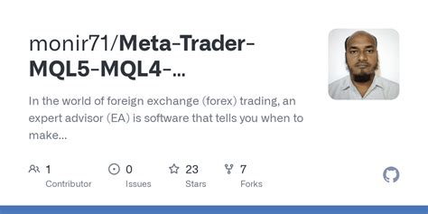 Github Monir71meta Trader Mql5 Mql4 Programming Expert Advisor Robot In The World Of Foreign