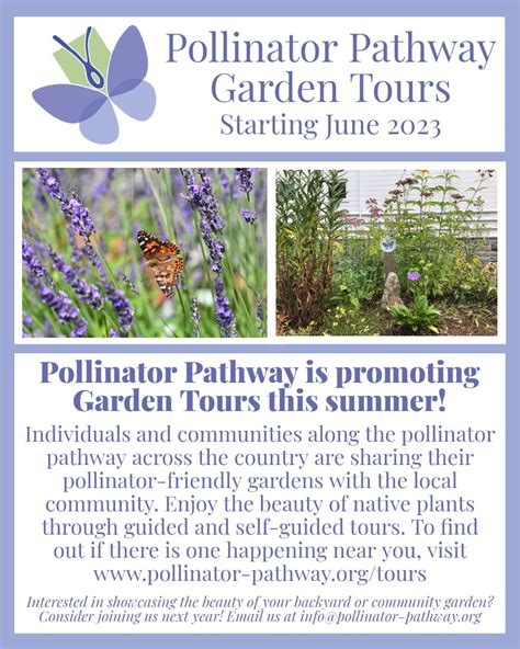 Great Opportunity To Visit Gardens Pollinator Pathway