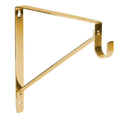 Polished Brass Shelf Brackets At Callum Balmain Blog