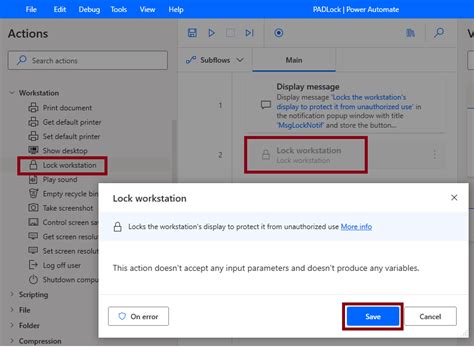 Lock Workstation In Desktop Flow Using Microsoft Power Automate