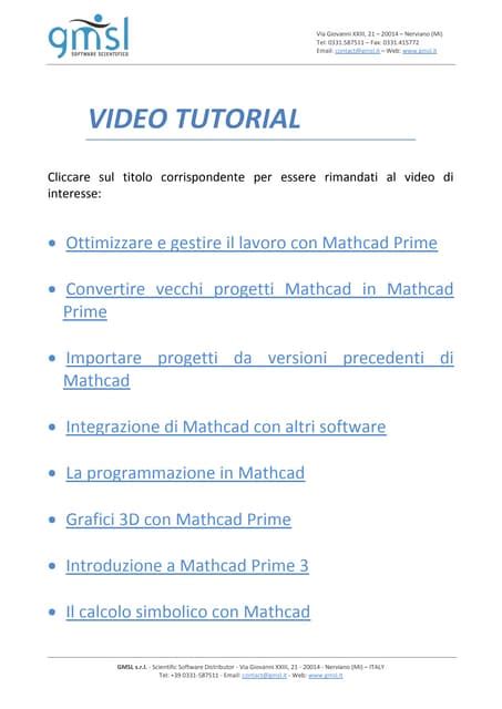 Ptc Mathcad Prime Video Tutorial Pdf Ptc Mathcad Prime Video Tutorial Pdf