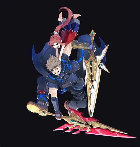 Rex Pauline And Glimmer Xenoblade Chronicles And More Drawn By Nottme Danbooru