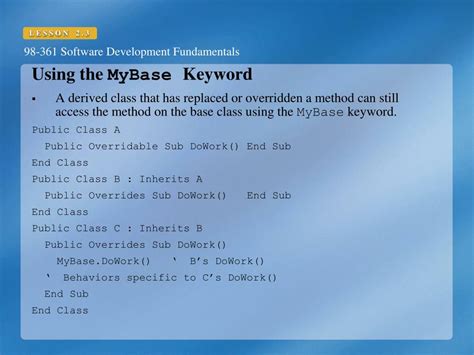 ppt understanding polymorphism with visual basic powerpoint