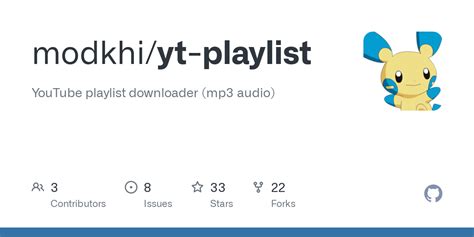 GitHub Modkhi Yt Playlist YouTube Playlist Downloader Mp Audio
