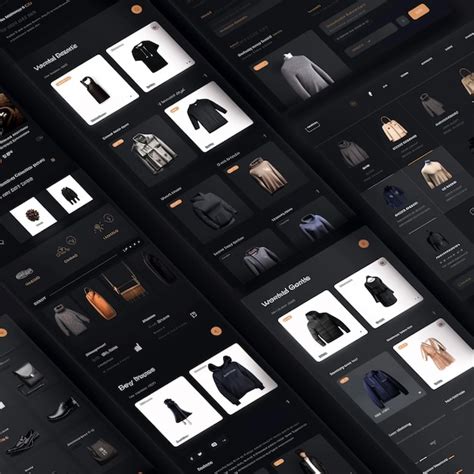 A Product Catalog Interface With Filters And Search Options Premium