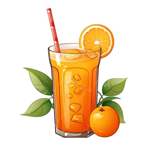 Cartoon Orange Juice