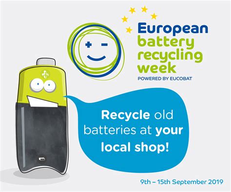 European Battery Recycling Week September 9th 15th 2019 Weee Ireland