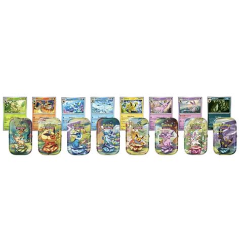 Free Shipping Pokemon Mini Tins 8 Pack With Scarlet And Violet Prismatic