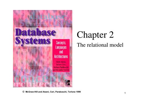 Ppt Chapter 2 The Relational Model 1 Powerpoint Presentation Free