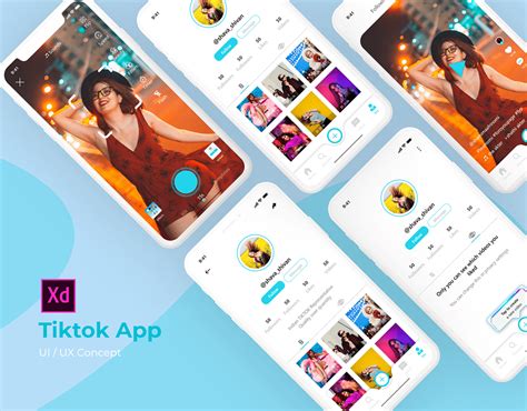 Tiktok App Screen Design On Behance