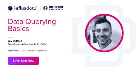 Jay Clifford On Linkedin Data Querying Basics Influxdata