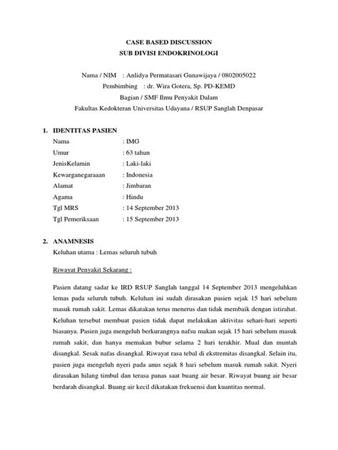 Case Based Discussion Pdf