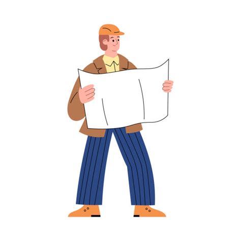 500 Men Looking At Blueprints Stock Illustrations Royalty Free Vector