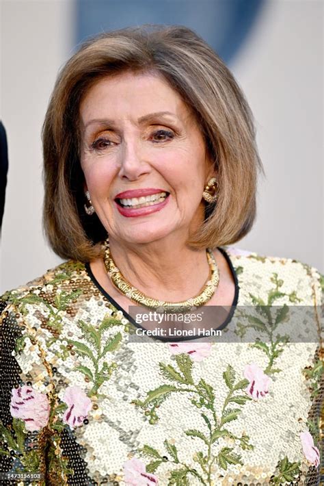 Nancy Pelosi Attends The 2023 Vanity Fair Oscar Party Hosted By News
