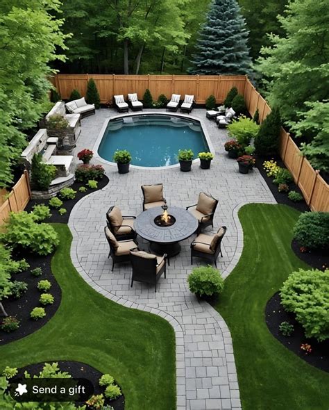 Pinterest Backyard Makeover Small Backyard Landscaping Backyard Layout