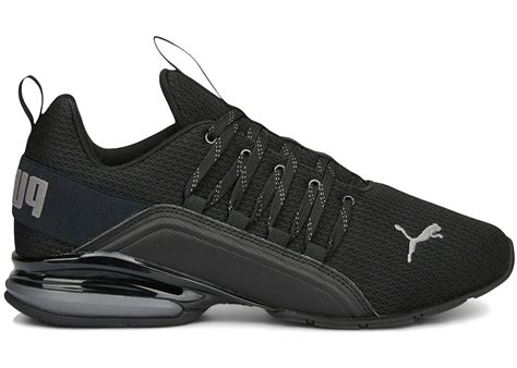 Puma Axelion Refresh Black Cool Dark Grey Mens 377911 01 Us