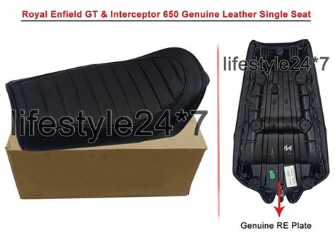 Royal Enfield Gt And Interceptor 650 Premium Touring Rider Leather Single