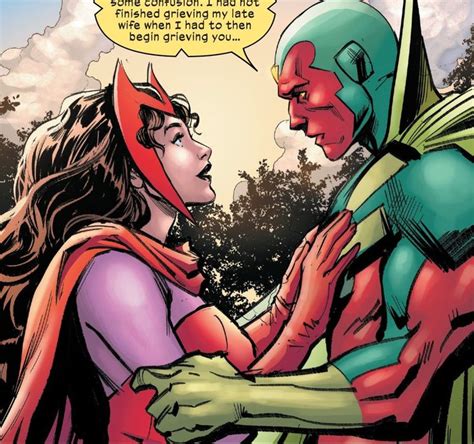 Scarlet Witch And Vision Vision Marvel Comics Scarlet Witch Marvel