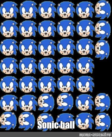 Meme Sonic Ball All Templates Meme