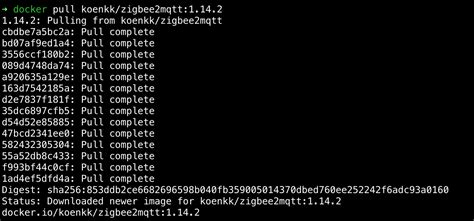 Docker Image Seems Broken Issue Koenkk Zigbee Mqtt GitHub