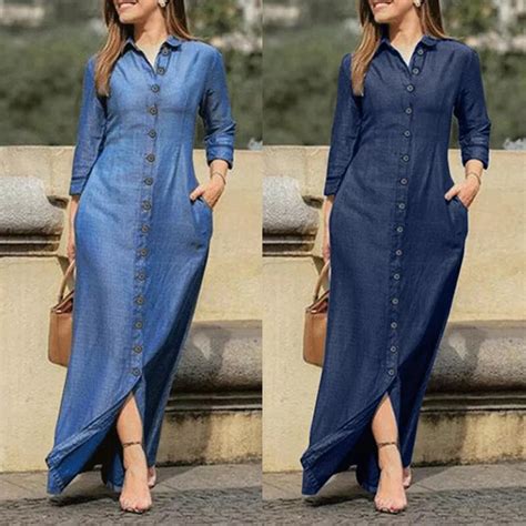 Casual Maxi Dress With Sleeves