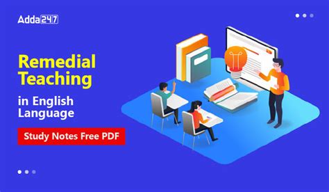 Remedial Teaching In English Language English Notes For Ctet 2024