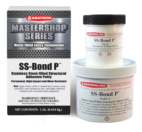 Ss Bond P™ Stainless Steel Filled Epoxy 1 Lb Kit — Atlas Preservation