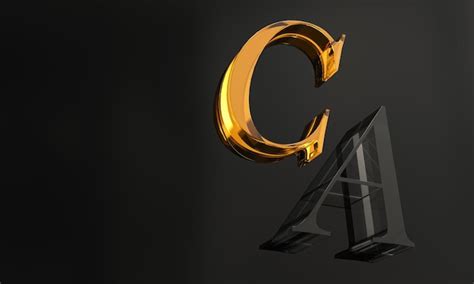 Premium Photo Ca Background Of Letters