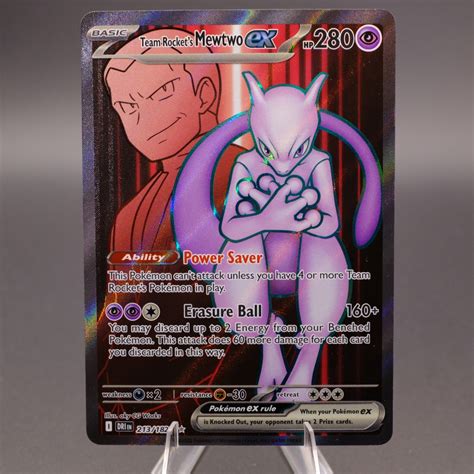 Team Rockets Mewtwo Ex 2025 Scarlet And Violet Destined Rivals 213182